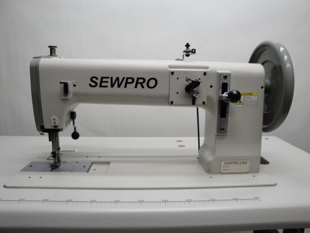 SEWPRO 243 – Semi-Long Flat-Bed Lockstitch for Extra Heavy-Weight Materials